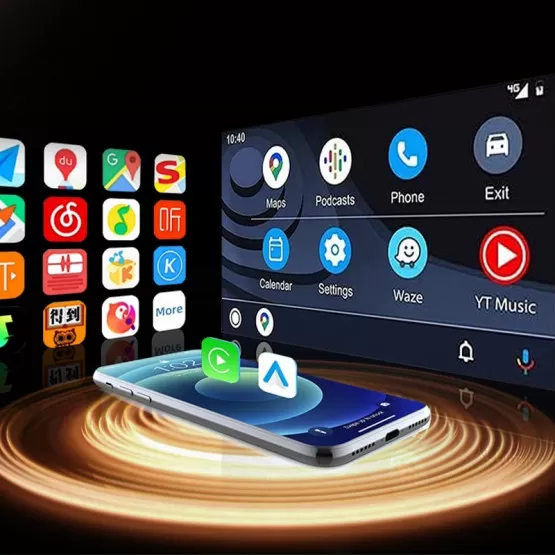 INF 2-in-1 Wireless CarPlay & Android Auto Adapter: Convert Wired to
