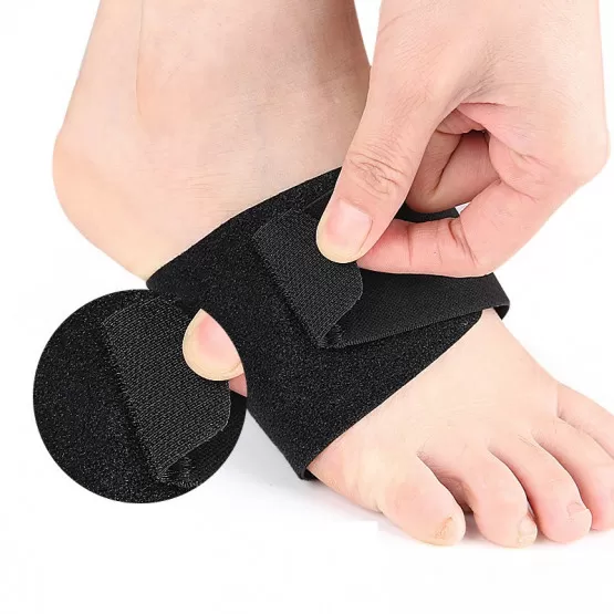 INF Adjustable Bandage Arch Support Foot Pads - Orthopedic Insoles for